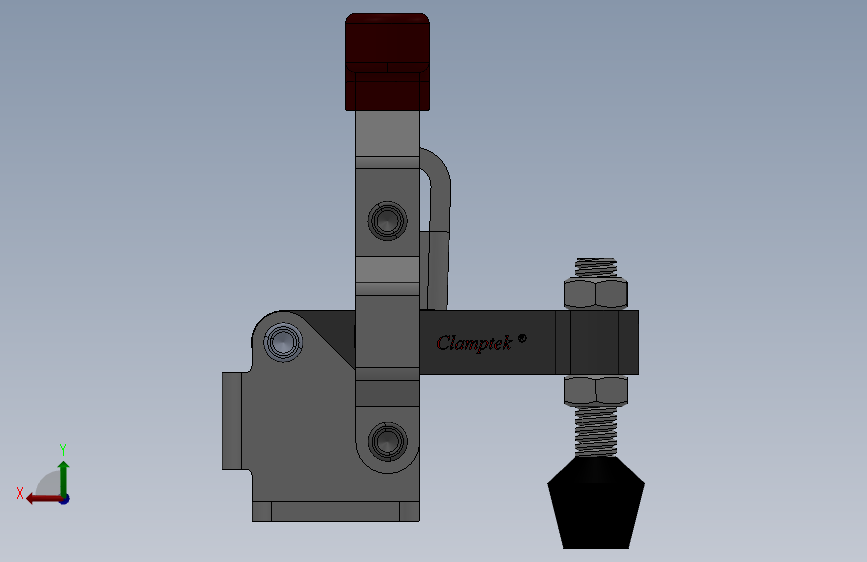 CH-12070垂直式快速夹钳_SOLIDWORKS 2020_模型图纸下载 – 懒石网
