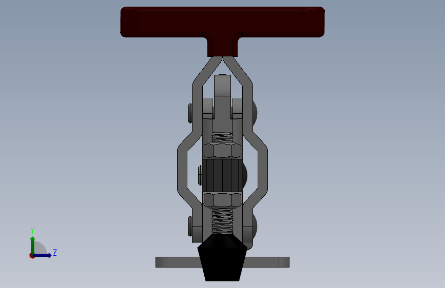 CH-12070垂直式快速夹钳_SOLIDWORKS 2020_模型图纸下载 – 懒石网
