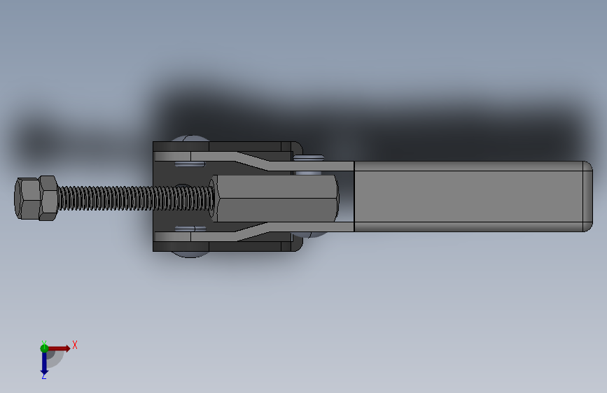 CH-43120门拴式快速夹钳_SOLIDWORKS 2020_模型图纸下载 – 懒石网