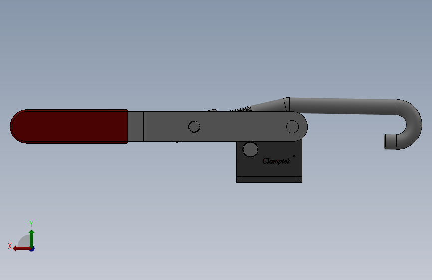 CH-43810门拴式快速夹钳_SOLIDWORKS 2020_模型图纸下载 – 懒石网