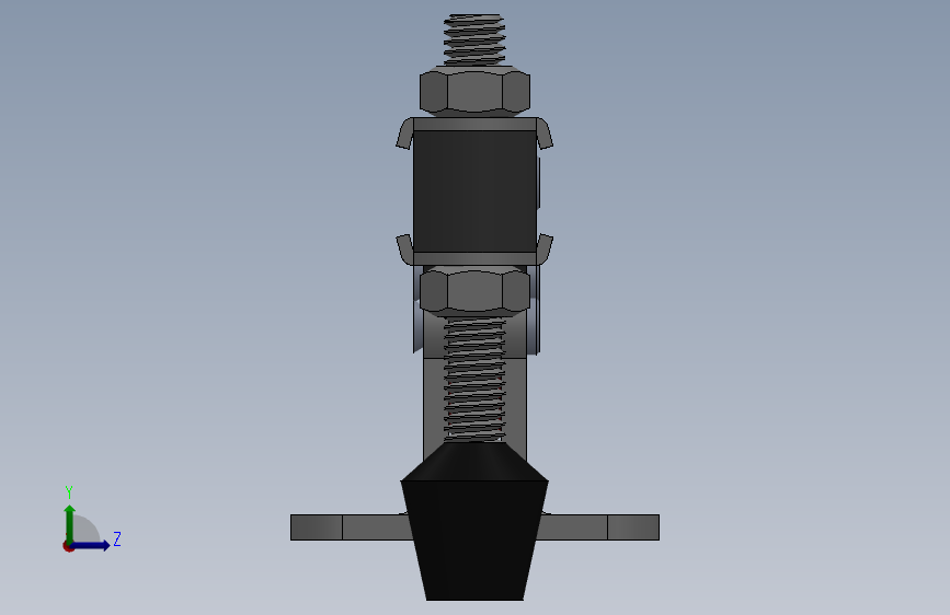 CH-20235水平式快速夹钳_SOLIDWORKS 2020_模型图纸下载 – 懒石网