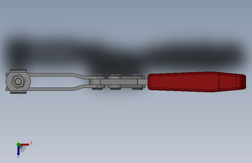 CH-26382水平式快速夹钳_SOLIDWORKS 2020_模型图纸下载 – 懒石网