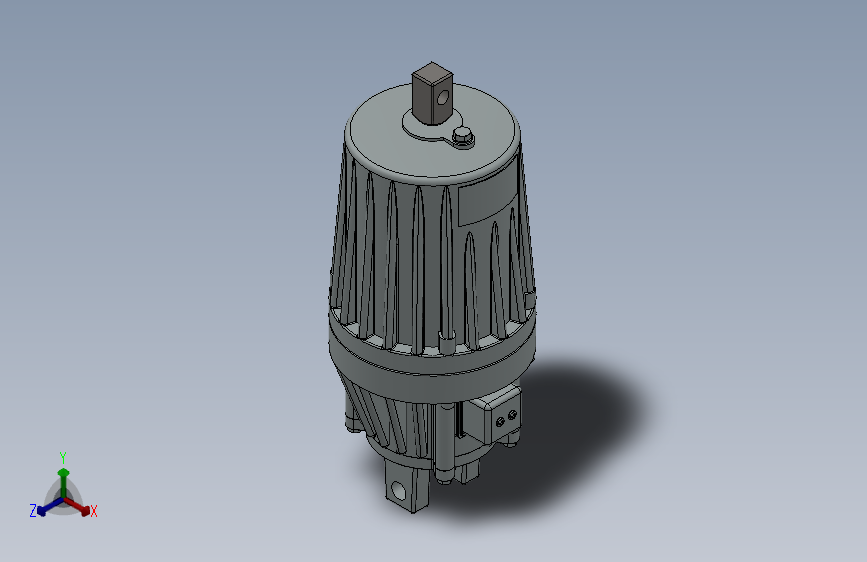 EB1-25／4～EB1-90／8系列电力液压推动器EB1-45／5_SOLIDWORKS 2018_模型图纸下载 – 懒石网