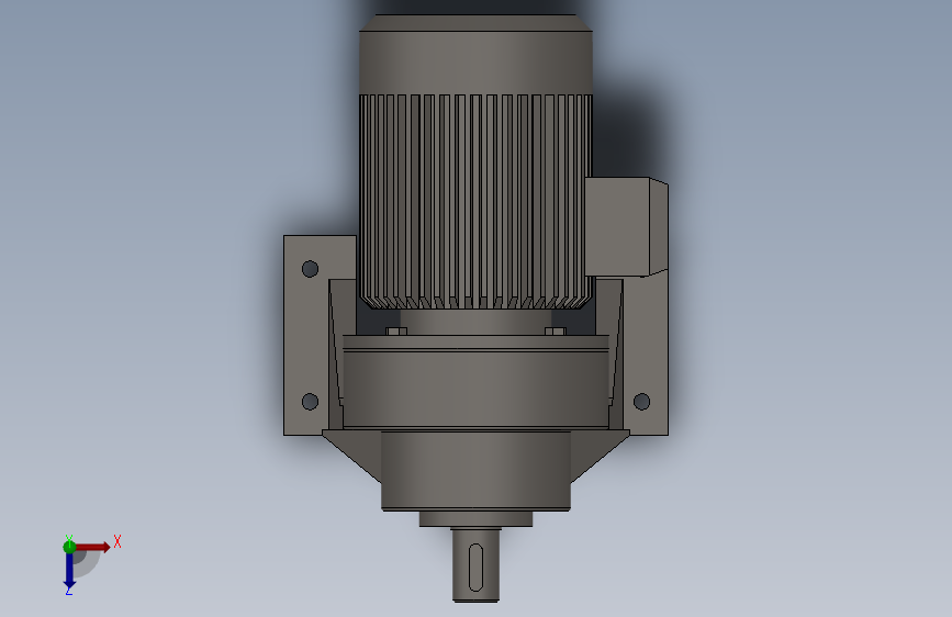 XWD3-Y80-4摆线针轮电机减速机_SOLIDWORKS 2020_模型图纸下载 – 懒石网