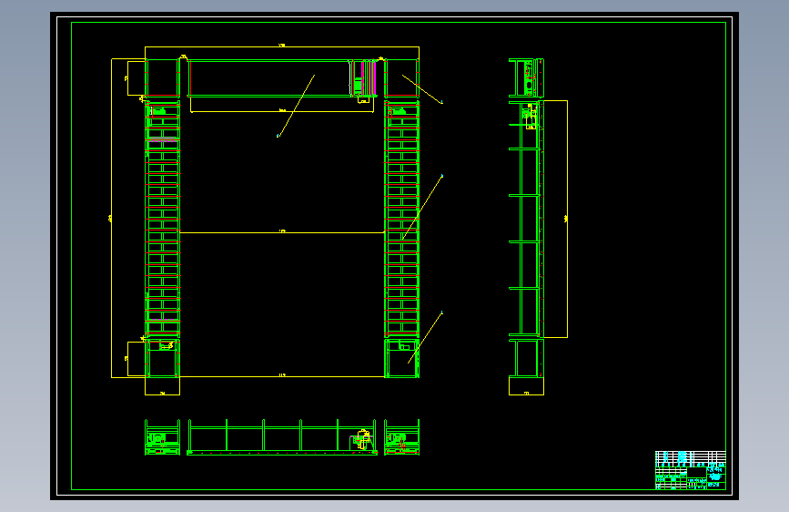 FMS中物流输送系统机械结构设计【含CAD图纸】_AutoCAD 2000_模型图纸下载 – 懒石网