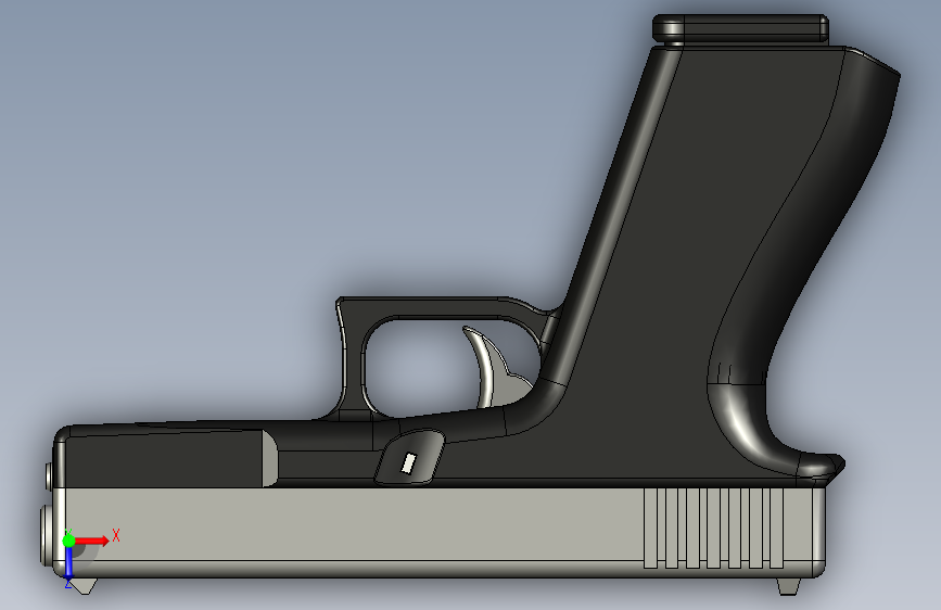 glock-17初稿_IGES_模型图纸免费下载 – 懒石网