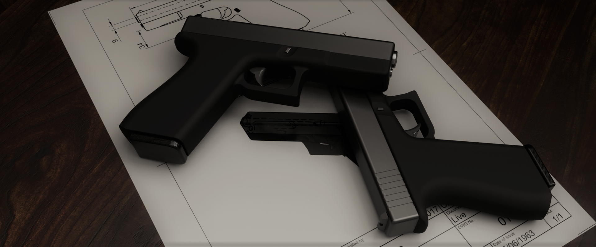 glock-17初稿_IGES_模型图纸免费下载 – 懒石网