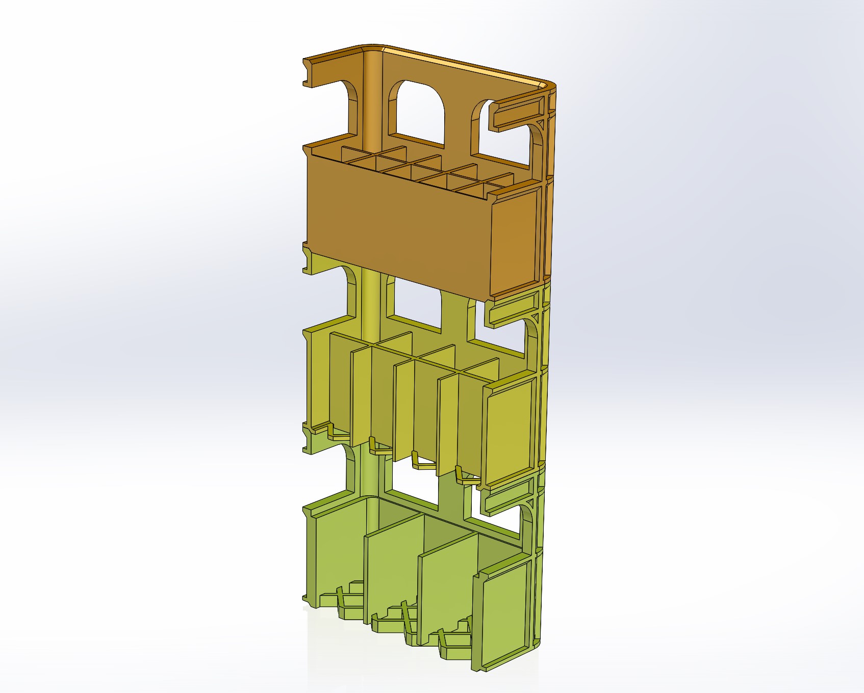 嵌套电池_SOLIDWORKS 2020_模型图纸下载 – 懒石网