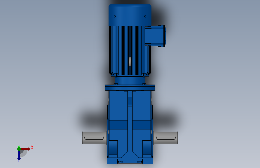 K87底脚轴伸式安装螺旋锥齿轮减速机K87-YV2.2-4P-115.16-M1-0°-B_SOLIDWORKS 2018_模型图纸下载 – 懒石网