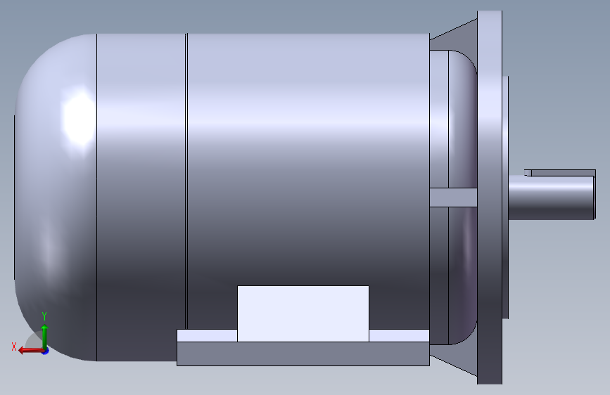 Y90S电机_SOLIDWORKS 2007_模型图纸下载 – 懒石网