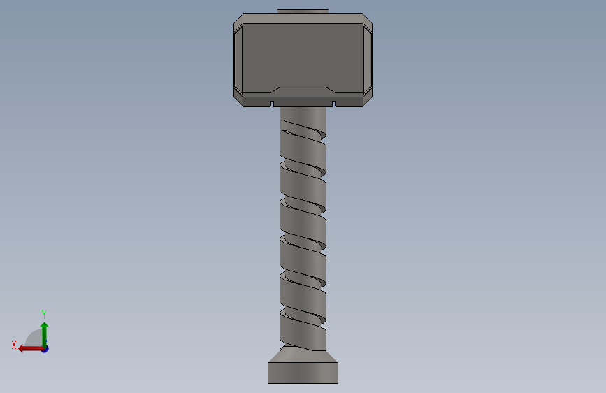 雷神之锤_SOLIDWORKS 2018_模型图纸下载 – 懒石网