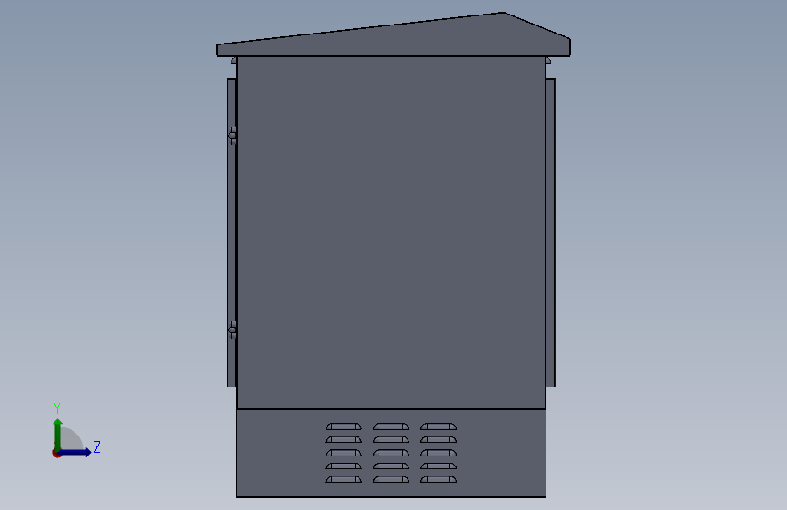 K0193-电气户外箱（800+200底座）_SOLIDWORKS 2013_模型图纸下载 – 懒石网