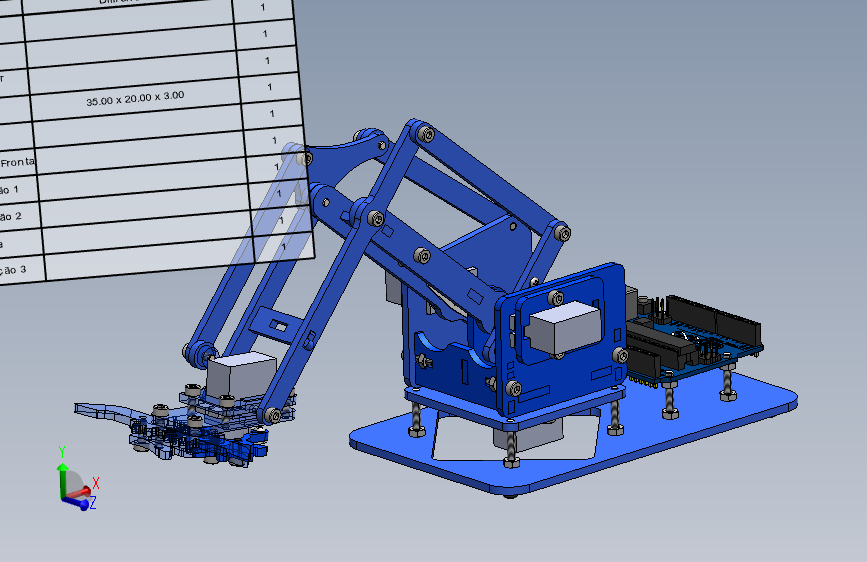 K3671-MeArm V1.0机械臂_SOLIDWORKS 2022_模型图纸下载 – 懒石网