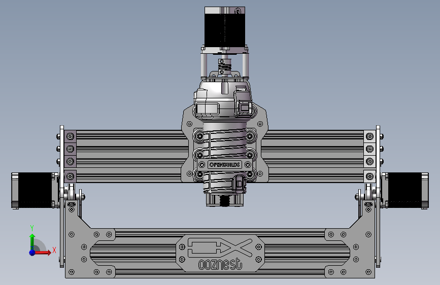 K5151-OX CNC雕刻机_SOLIDWORKS 2012_模型图纸下载 – 懒石网