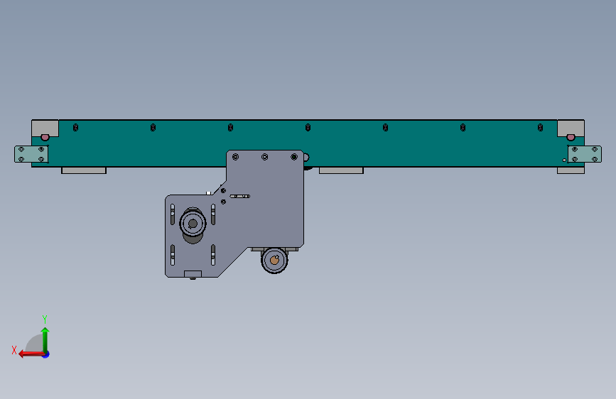K7268-1米0.13米皮带输送机构_SOLIDWORKS 2012_模型图纸下载 – 懒石网