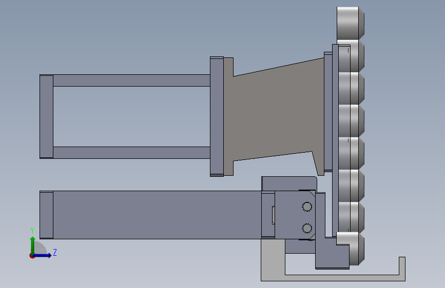 K7922-气缸分料机构图_SOLIDWORKS 2013_模型图纸下载 – 懒石网