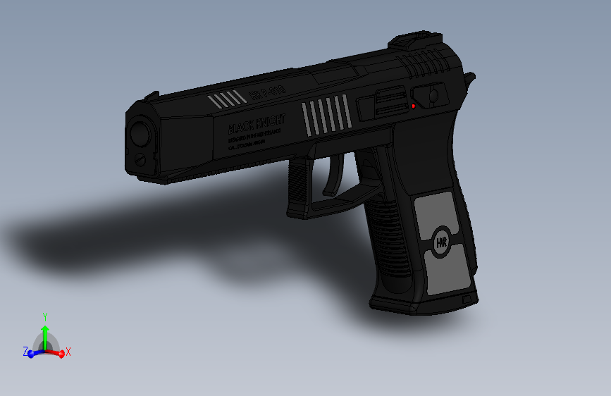 黑夜HR-P 010_SOLIDWORKS 2014_模型图纸下载 – 懒石网