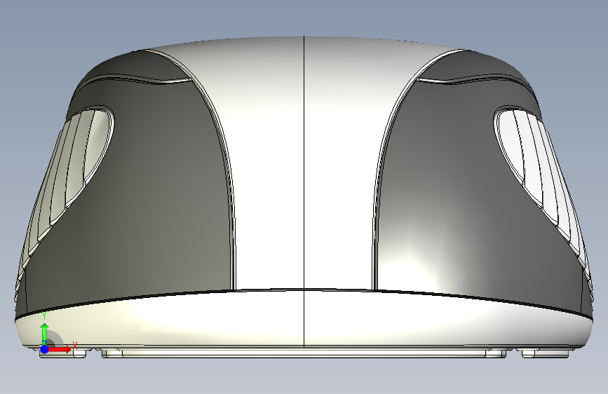 雷柏鼠标Rapoo-V8外观模型_PROE Proe5.0_模型图纸下载 – 懒石网