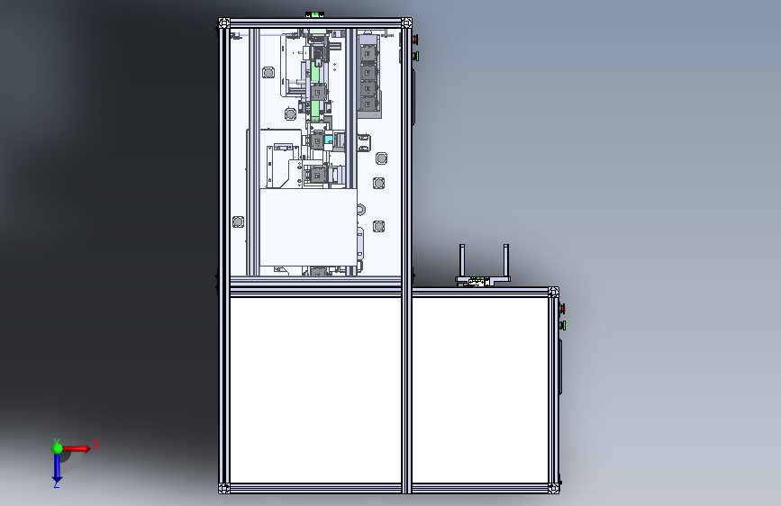 B2275-线头定位机_SOLIDWORKS 2018_模型图纸下载 – 懒石网