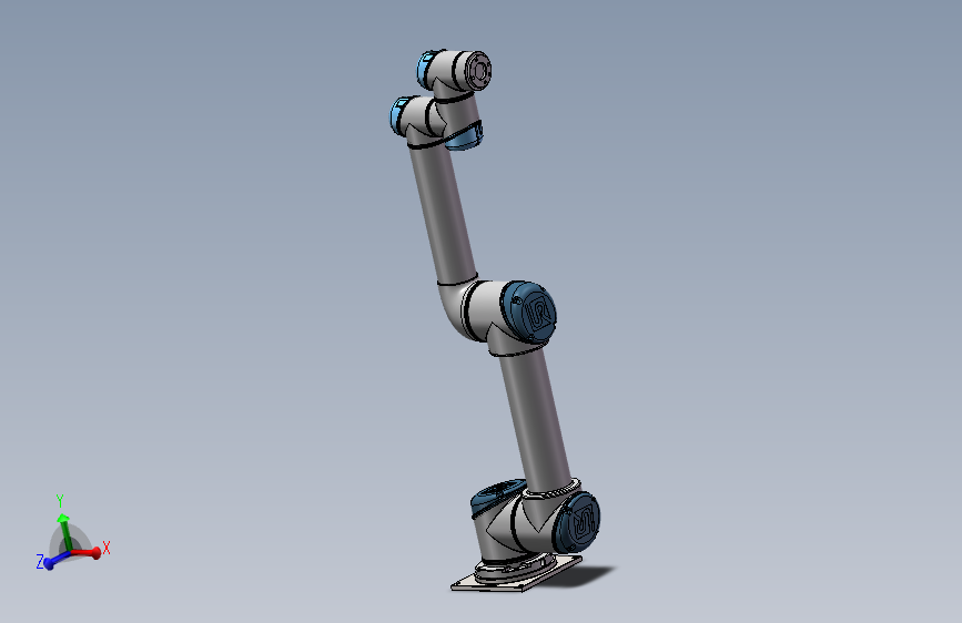 优傲UR5工业机器人三维模型和资料_STEP _模型图纸下载 – 懒石网