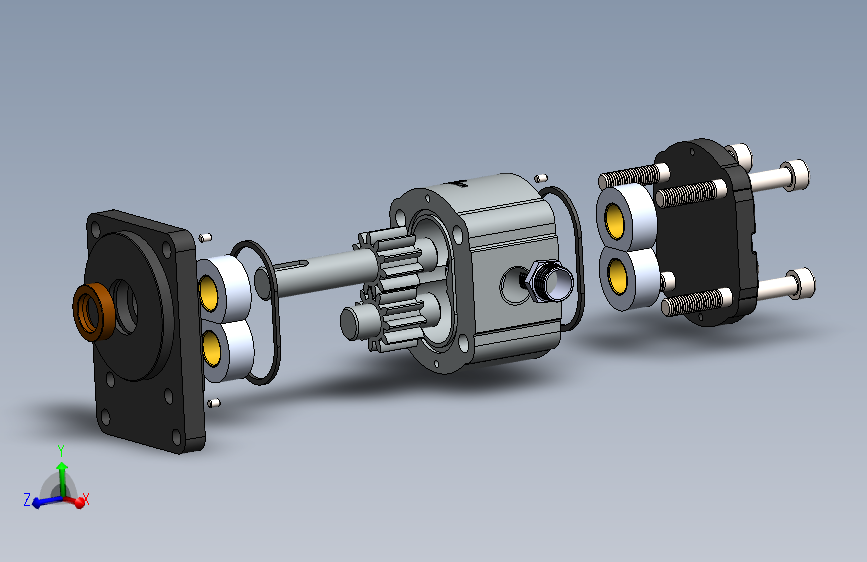 Y0163-泵 hydraulic-pump-41 SW_SOLIDWORKS 2013_模型图纸下载 – 懒石网