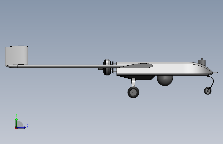 Y0808-无人机 aai-shadow-200-rq-7-uav SW IGS_SOLIDWORKS 2012_模型图纸下载 – 懒石网