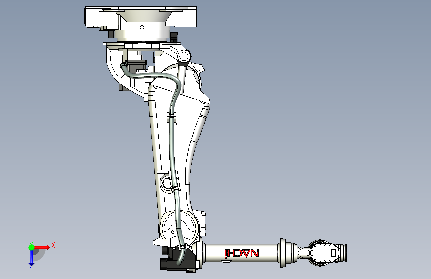 Y0999-那智工业机器人 nachi sra166 166kg 6axis industrial robot_STEP_模型图纸下载 – 懒石网