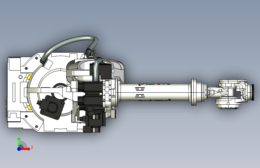 Y0999-那智工业机器人 nachi sra166 166kg 6axis industrial robot_STEP_模型图纸下载 – 懒石网