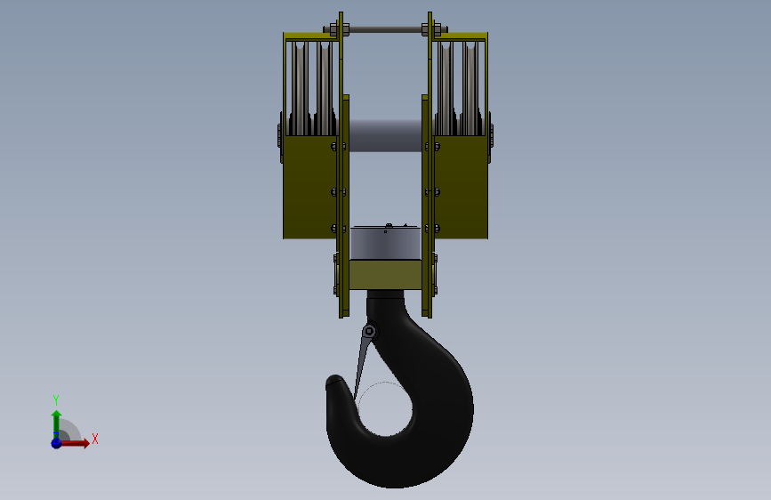 Y2077-起重机 挂钩pasteca-crane-hoist SW_SOLIDWORKS 2018_模型图纸下载 – 懒石网