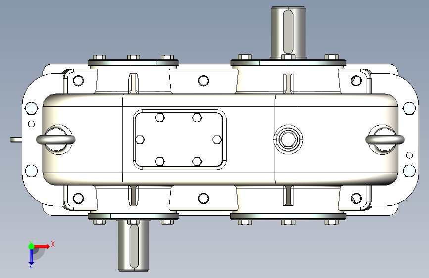 Y2480-减速器 jednostepeni-reduktor-gearbox CREO_PROE_模型图纸下载 – 懒石网