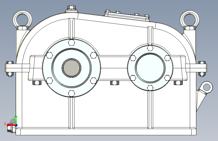 Y2480-减速器 jednostepeni-reduktor-gearbox CREO_PROE_模型图纸下载 – 懒石网