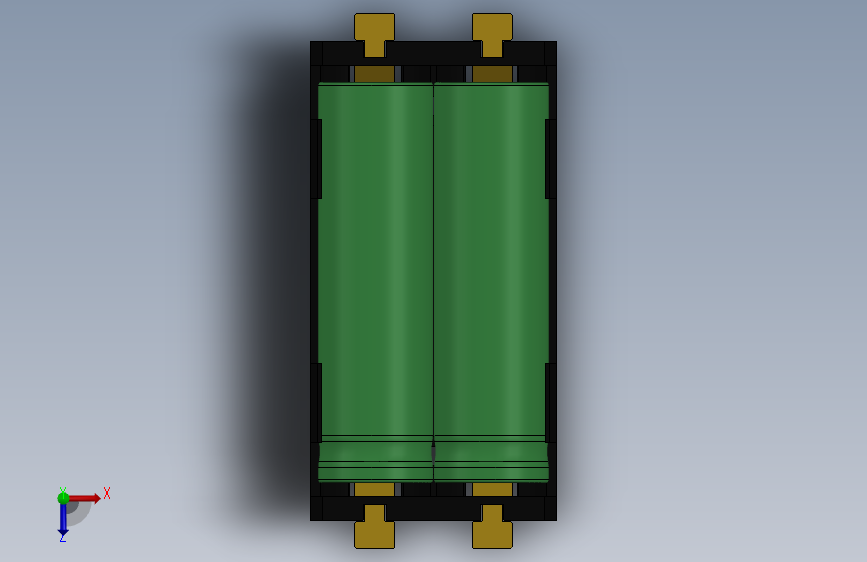 Y5939-电池 battery-holder-for-2x-18650 SW STL_SOLIDWORKS 2018_模型图纸下载 – 懒石网