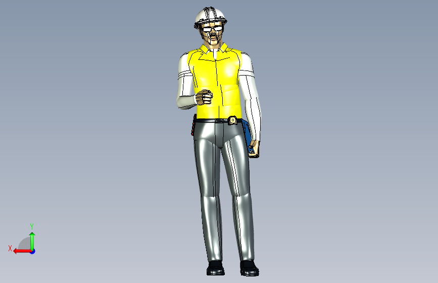 Y6809-人体模型 human-model-of-an-engineer IGS_IGES_模型图纸下载 – 懒石网