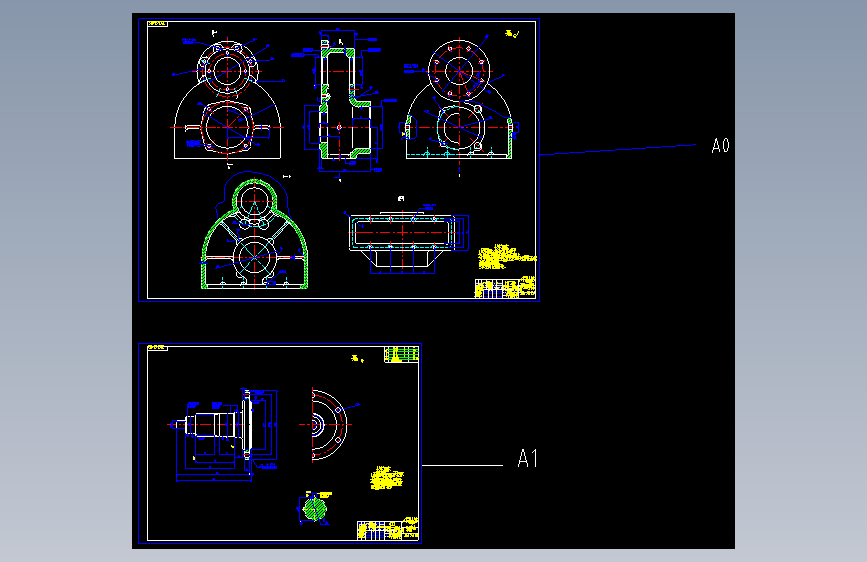 S0045-25马力拖拉机最终传动及驱动轴设计(cad+说明书)_AutoCAD 2004_模型图纸下载 – 懒石网