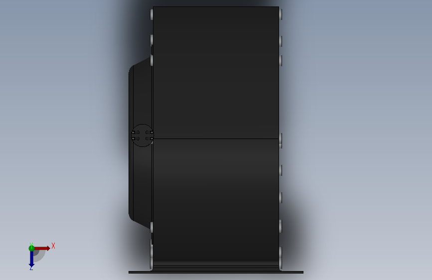 F0128-SH120A1-AC6-00离心式风机_SOLIDWORKS 2012_模型图纸下载 – 懒石网