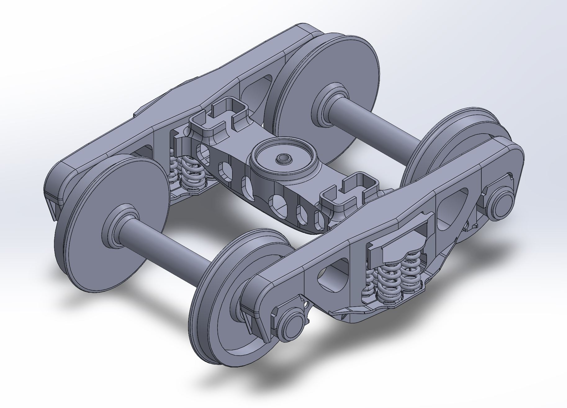 F0429-轨道车转向架设计step_STEP _模型图纸下载 – 懒石网