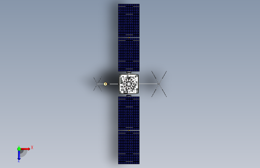 Y6105-卫星 空间站 NAVSTAR GPS Satellite SW IGS STL_SOLIDWORKS 2012_模型图纸下载 – 懒石网