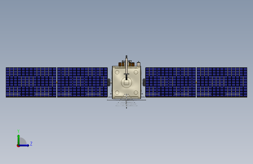 Y6105-卫星 空间站 NAVSTAR GPS Satellite SW IGS STL_SOLIDWORKS 2012_模型图纸下载 – 懒石网