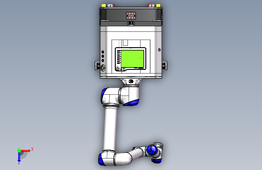 新松X2-GCR10-1300复合机器人_SOLIDWORKS 2016_模型图纸下载 – 懒石网