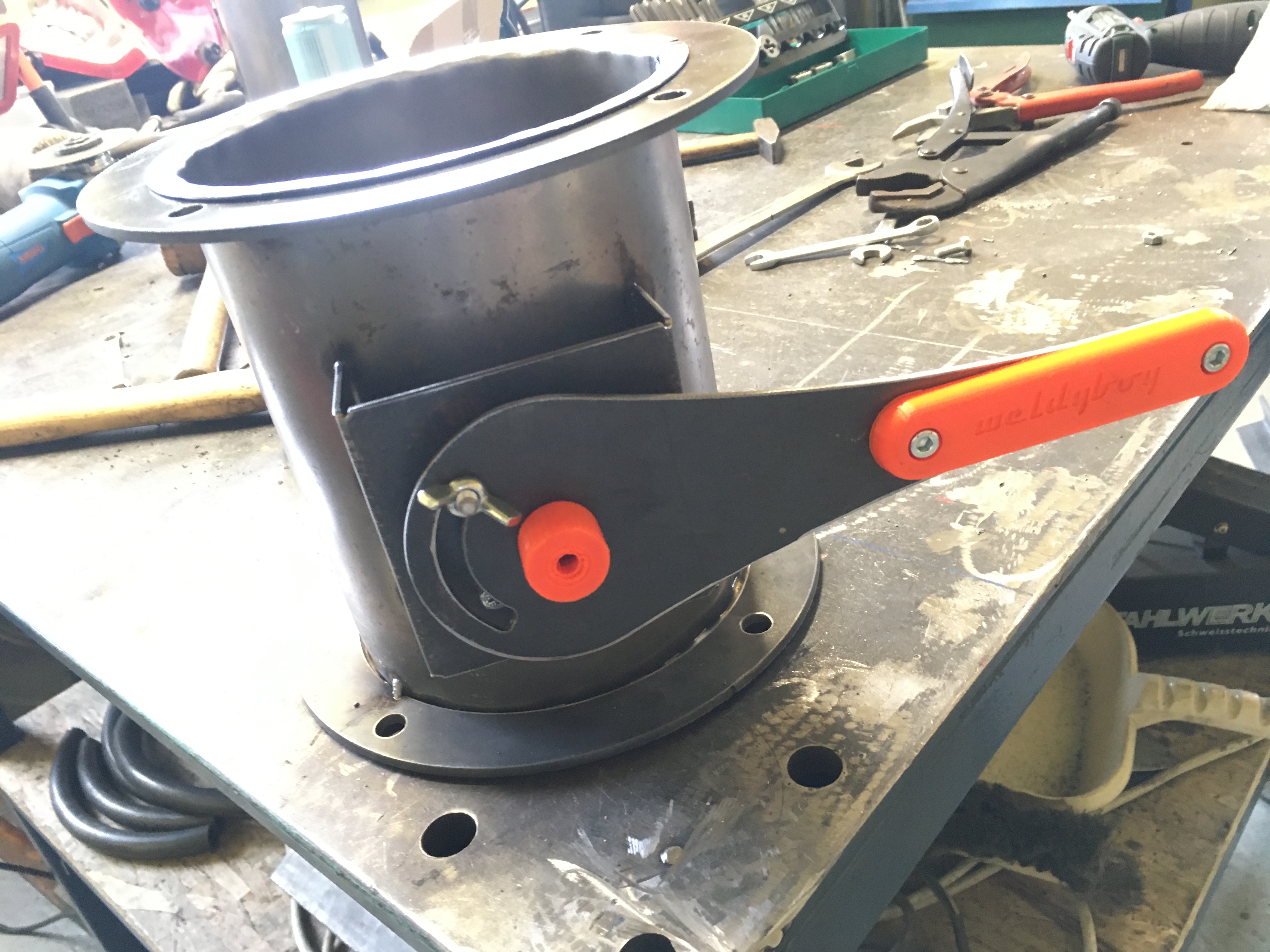 DN150风阀_STEP _模型图纸下载 – 懒石网