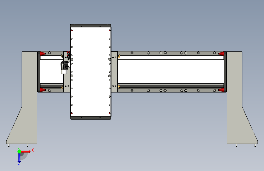 光学装置的线性Y-Z移动机构，行程为500x100毫米OPUS J378C5SSC110_STEP_模型图纸下载 – 懒石网