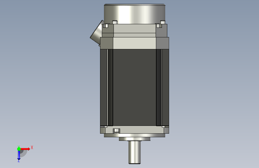交流伺服电机HF-JP103三菱电机_STEP_模型图纸下载 – 懒石网