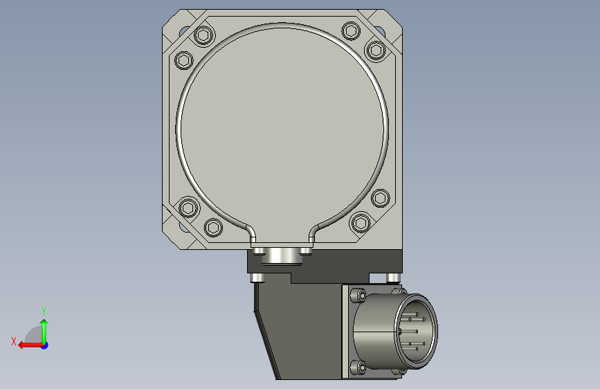 交流伺服电机HG-JR103_STEP_模型图纸下载 – 懒石网