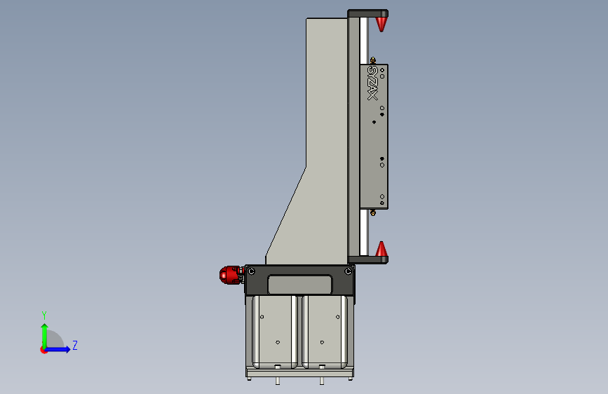 行程为500x100 mm的光学装置的线性Y-Z移动机构v 2.0 OPUS f 378 C5 SSC 110_STEP_模型图纸下载 – 懒石网