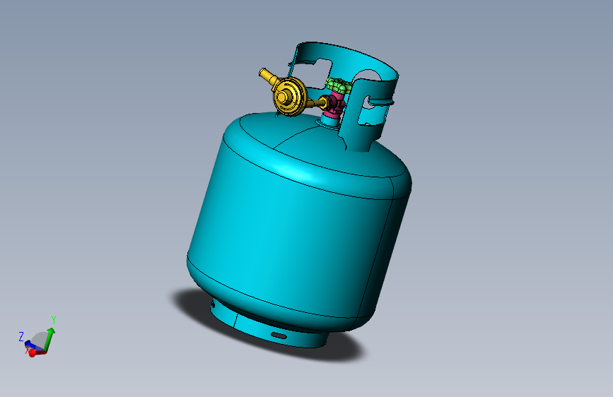 零气罐子组件P01852-128_SOLIDWORKS_模型下载 – 懒石网