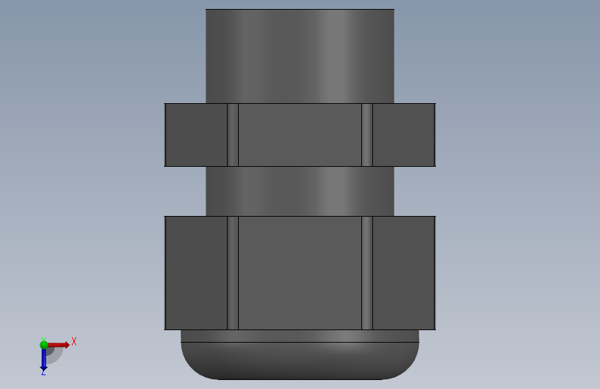 电缆接头 PG9_SOLIDWORKS 2022_模型图纸下载 – 懒石网