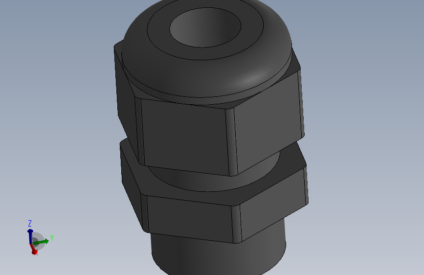 电缆接头 PG9_SOLIDWORKS 2022_模型图纸下载 – 懒石网