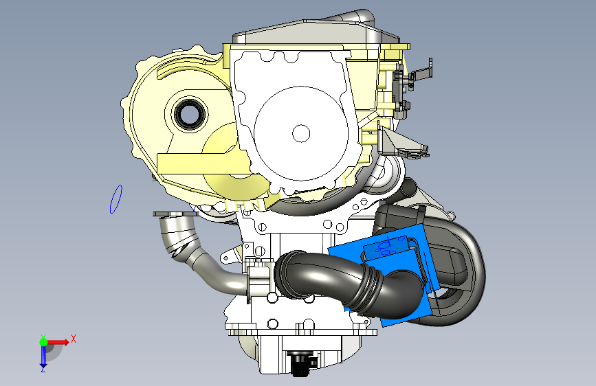 发动机 丰田 1ZZ_STEP_模型图纸下载 – 懒石网