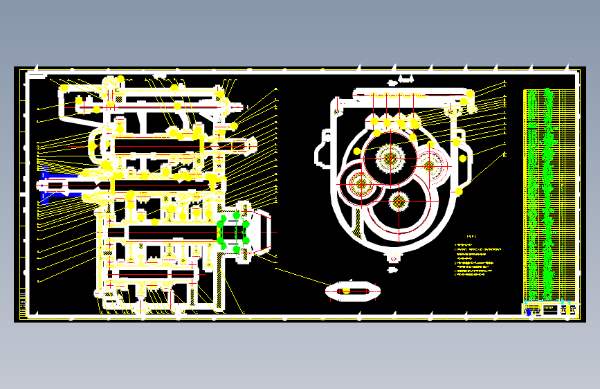 S0714-履带式拖拉机变速器的改进设计Ⅲ(cad+说明书)_AutoCAD 2000_模型图纸下载 – 懒石网