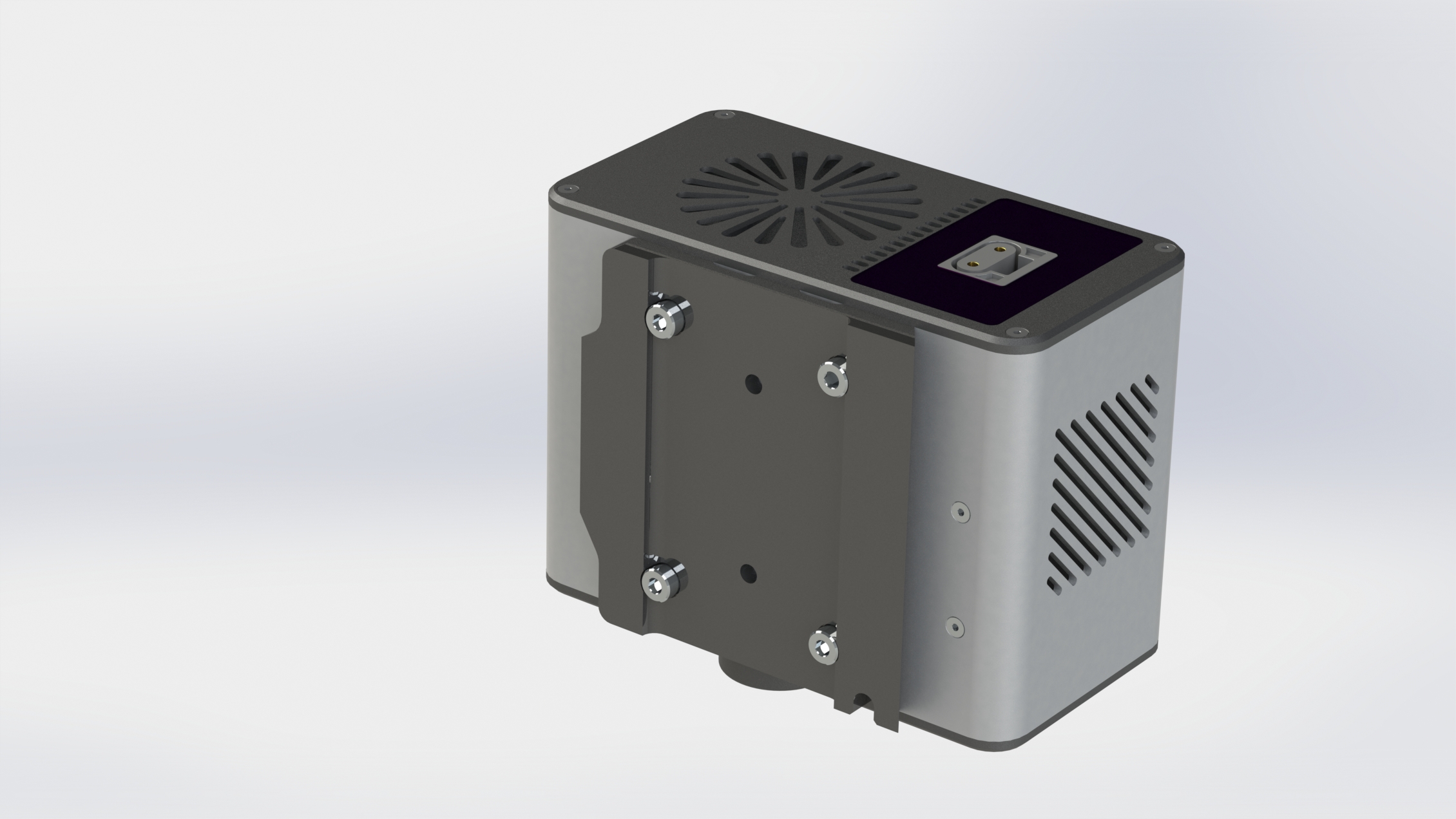 10W激光器模块_STEP _模型图纸下载 – 懒石网